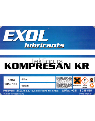 Exol Kompresan KR 100 10Lit. ulje za rotacione vazdušne kompresore