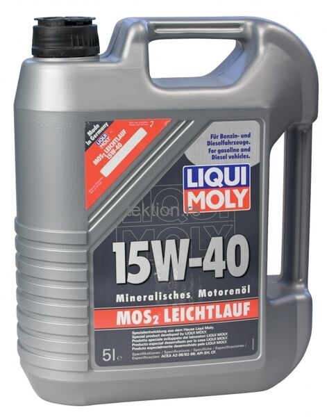 Liqui Moly MoS2 Leichtlauf SAE 15W40 5Lit. mineralno motorno ulje