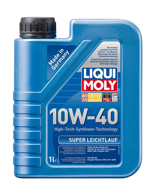 Liqui Moly Super Leichtlauf SAE 10W40 1Lit. polusintetičko motorno ulje