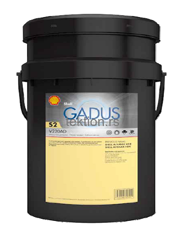 Shell Gadus S2 V 220 AD 2 18kg. Litijumova EP mast sa dodatkom MoS2