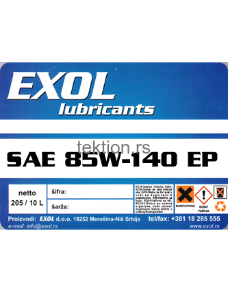Exol Hipo EP SAE 85W140 10Lit.