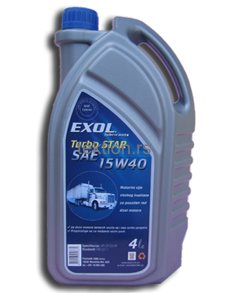 Exol Turbo Star SAE 15W40 4Lit.