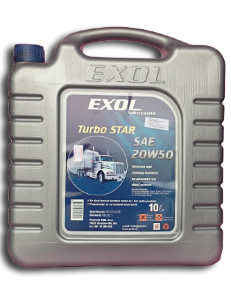 Exol Turbo Star SAE 20W50 10Lit.