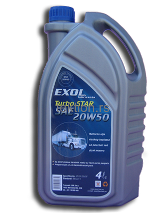 Exol Turbo Star SAE 20W50 4Lit.