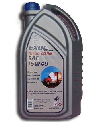 Exol Turbo Long SHPD SAE 15W40 4Lit.