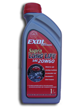 Exol Supra Long Life SAE 20W60 1Lit.