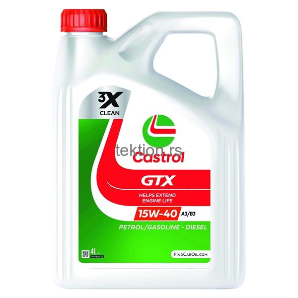 Castrol GTX A3/B3 15W40 4Lit polusintetičko motorno ulje