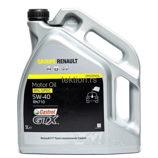 Castrol GTX Renault RN 710 5W40 5Lit