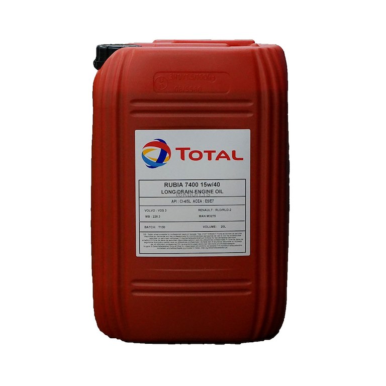 Total Rubia TIR 7400 SAE 15W40 20Lit.