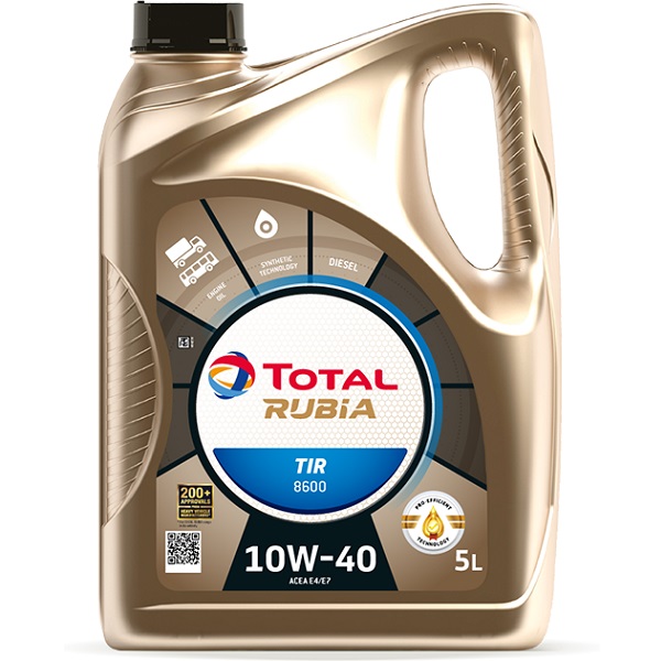 Total Rubia 8600 SAE 10W40 5Lit.