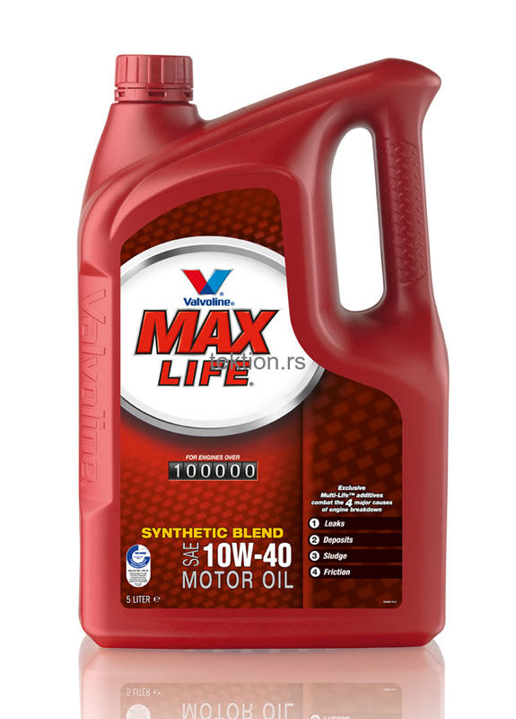 Valvoline Max Life SAE 10W40 5Lit.