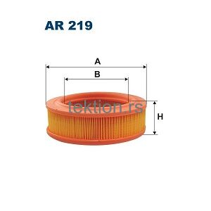 Filtron AR219 filter vazduha Ford Escort I/Fiesta I