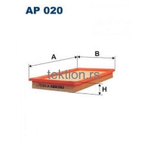 Filtron AP020 filter vazduha Opel Astra F/Vectra A TD/TDS