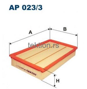 Filtron AP023/3 filter vazduha Ford Transit 2000/2007/2014