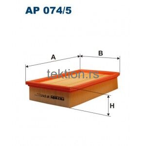 Filtron AP074/5 filter vazduha Ford Focus II/Mazda 3/Volvo 1.6 TDCI