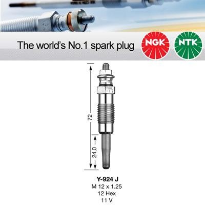 NGK D-Power 1 Y-924J grejač Fiat/Opel/BMW