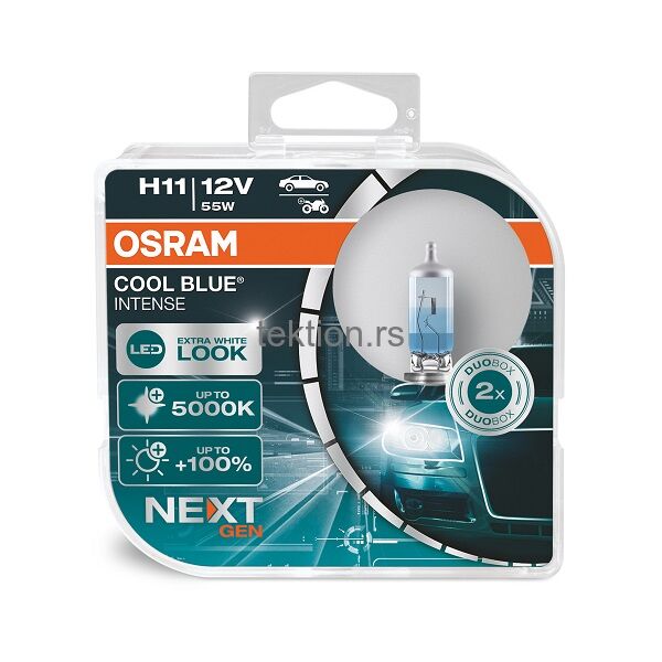 Osram 12V H11 55W Cool Blue Intense Next Generation Duobox