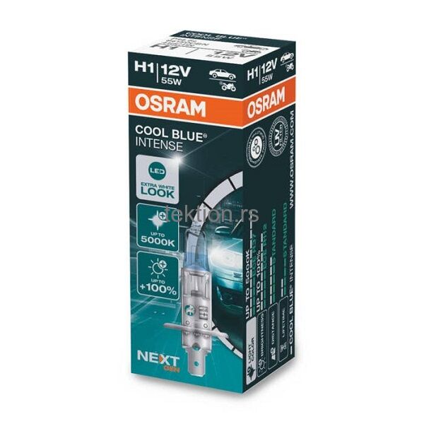 Osram auto sijalica Cool Blue Intense Next Generation 12V H1 55W