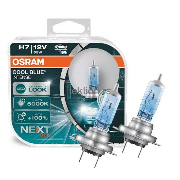 Osram auto sijalica Cool Blue Intense Next Generation 12V H7 55W Duobox