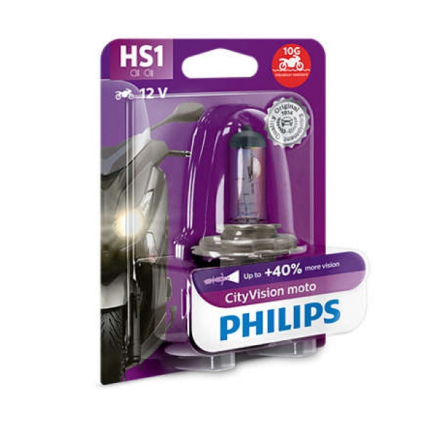Philips 12V HS1 35/35W +40% CityVision Moto