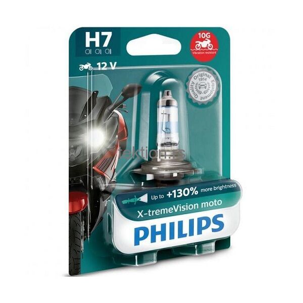 Philips 12V H7 55W +130% X-tremeVision Moto