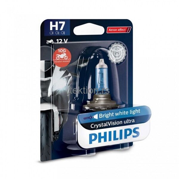 Philips 12V H7 55W CrystalVision Ultra