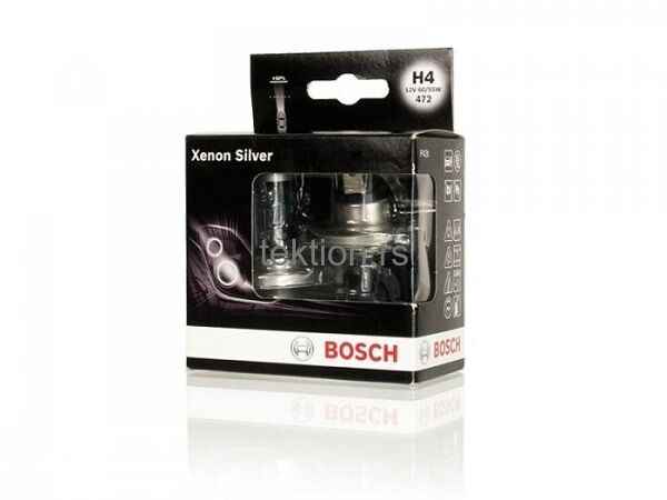 Bosch auto sijalica Xenon Silver 12V H4 60/55W Duopack