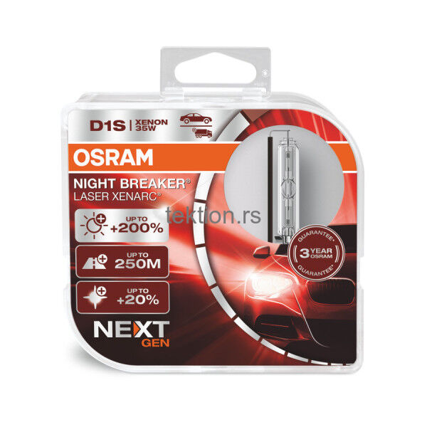 Osram Xenarc Night Breaker Laser NextGen +200% Xenon auto sijalica D1S 85V 35W Duobox