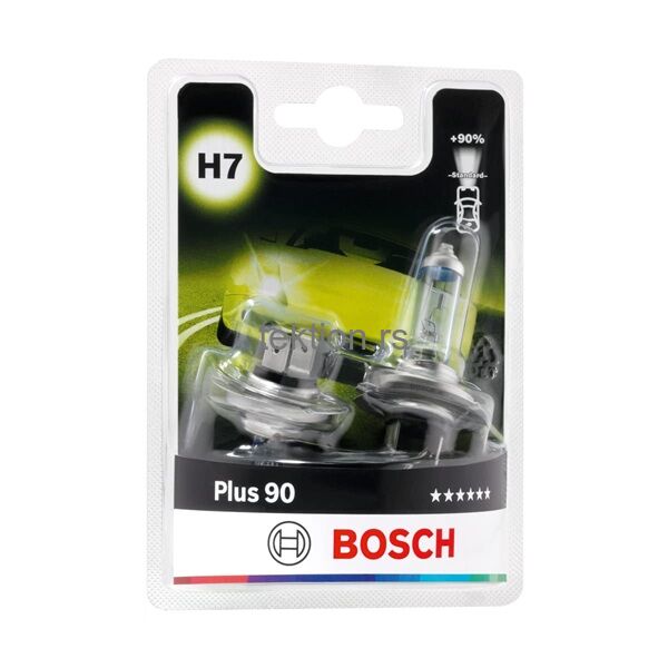 Bosch auto sijalica Plus 90 12V H7 55W Duopack