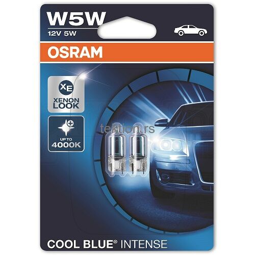 Osram ubodna auto sijalica Cool Blue Intense 12V W5W Halogen Blister Duo