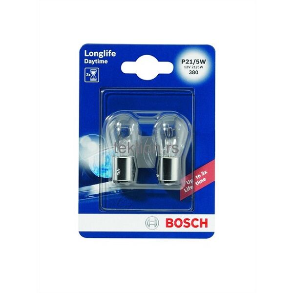 Bosch auto sijalica Long Life Daytime 12V P21/5W Blister