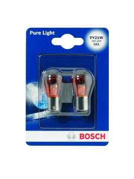 Bosch auto sijalica Pure Light 12V PY21W Blister