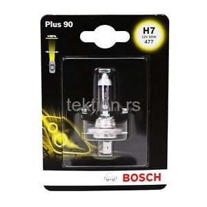 Bosch auto sijalica Plus 90 12V H7 55W Blister