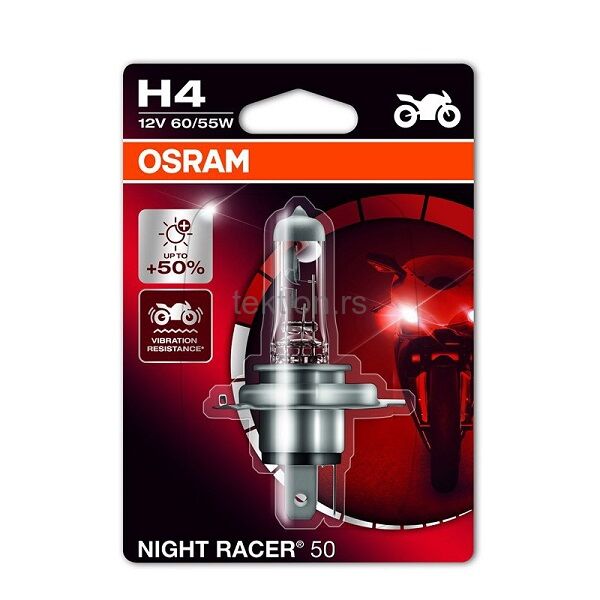 Osram moto sijalica Night Racer 50 12V H4 60/55W Blister