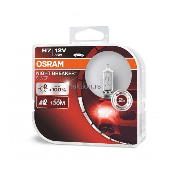 Osram auto sijalica Night Breaker Silver 12V H7 55W Duobox