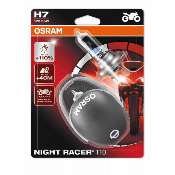 Osram moto sijalica Night Racer 110 12V H7 55W Blister Duo