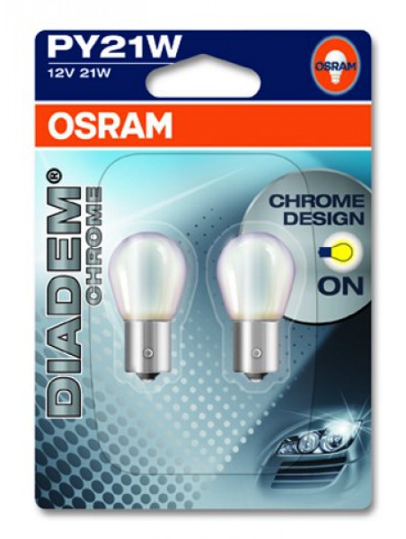 Osram auto sijalica Diadem Chrome 12V PY21W Blister Duo