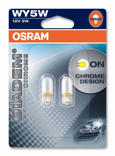Osram auto sijalica Diadem Chrome 12V WY5W Blister Duo
