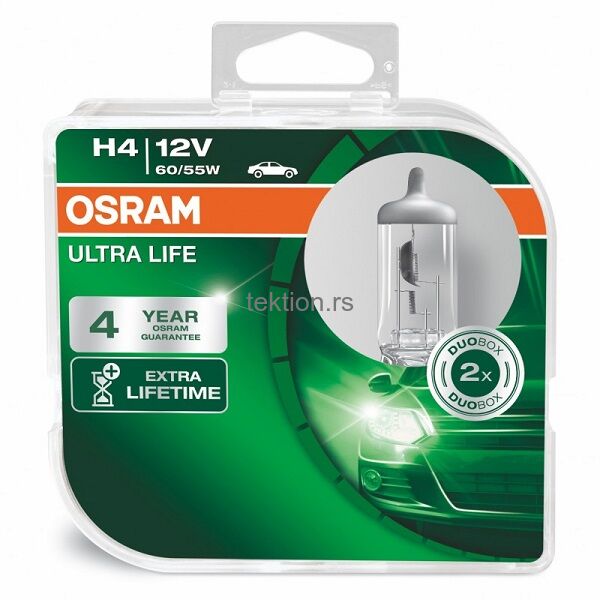 Osram auto sijalica Ultra Life 12V H4 60/55W Duobox