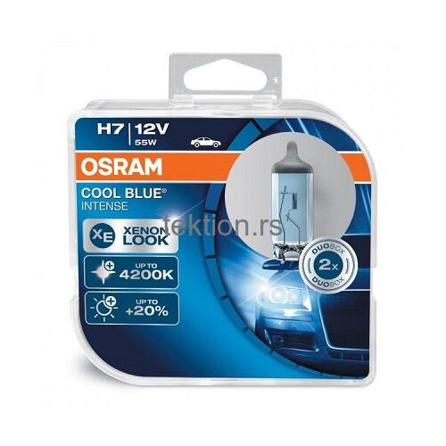 Osram auto sijalica Cool Blue Intense 12V H7 55W Duobox