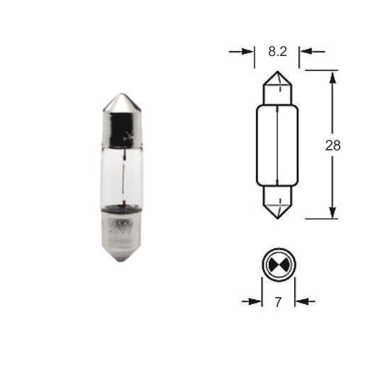 Narva auto sijalica 12V C3W sulfitna