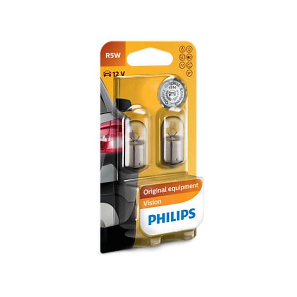Philips 12V R5W Vision Blister duo