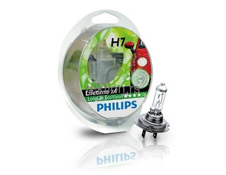 Philips 12V H7 55W Eco Vision Long Life 2kom.