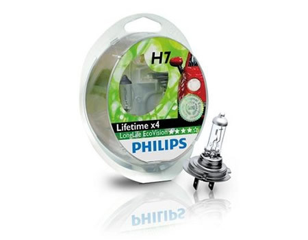 Philips 12V H7 55W Eco Vision Long Life 2kom.