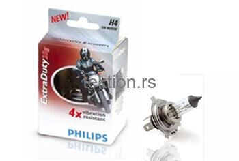 Philips 12V H4 60/55W Extra Duty