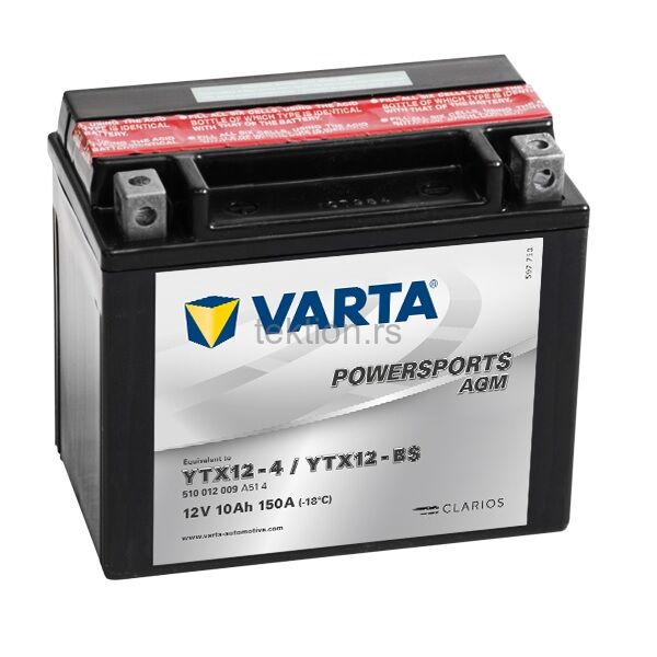Varta Powersports AGM moto akumulator 12V/10Ah YTX12-BS