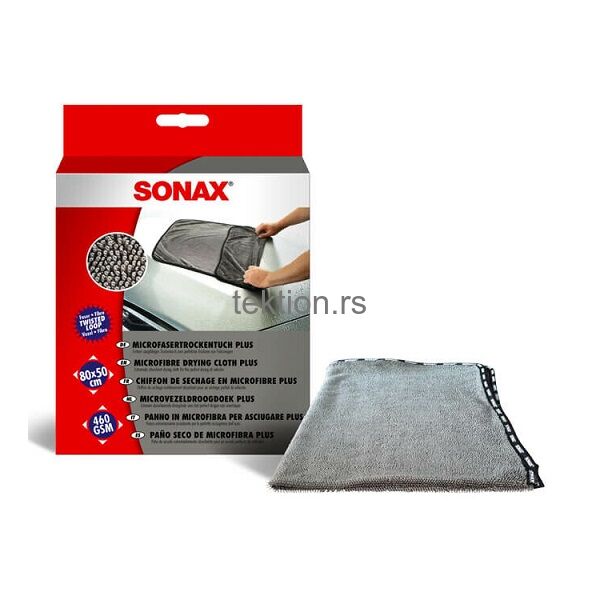 Sonax mikrofiber peškir Plus za sušenje vozila 80x50cm