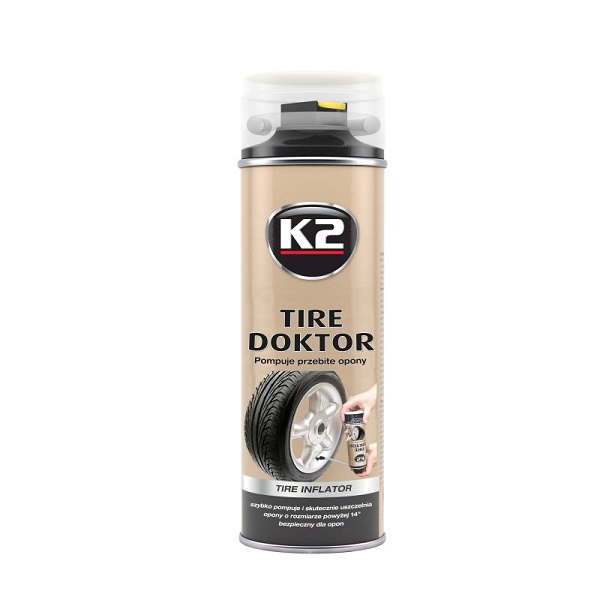 K2 Tire Doktor za lepljenje guma sprej 500ml