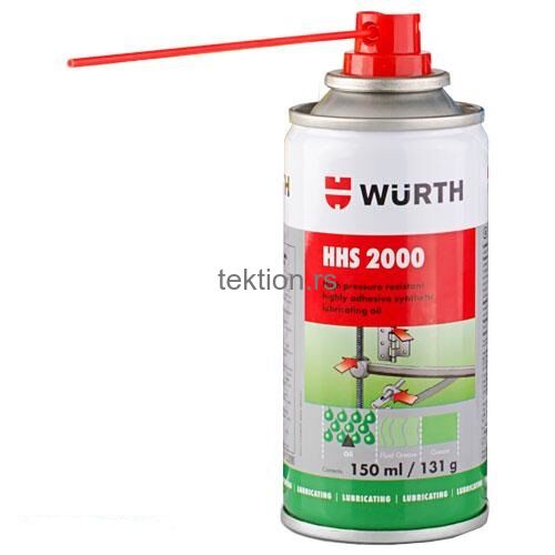 Wurth HHS2000 polusintetičko ulje za podmazivanje sprej 150ml
