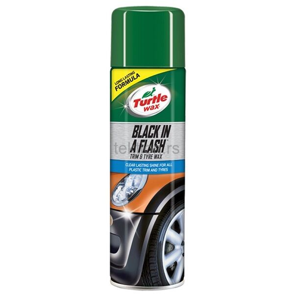 Turtle Wax Black in a Flash sprej za održavanje delova od plastike i gume 500ml